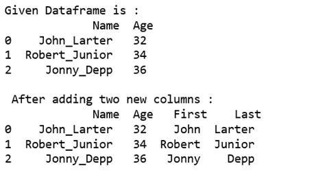 在熊猫数据框中将一个文本列拆分为两列 【布客】geeksforgeeks 人工智能中文教程