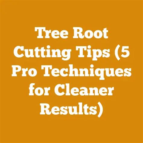Tree Root Cutting Tips 5 Pro Techniques For Cleaner Results