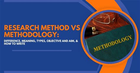 Difference Between Research Method Vs Methodology