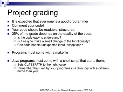 Ppt Csce 515 Computer Network Programming Powerpoint Presentation