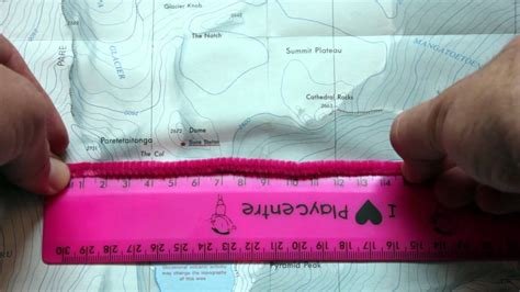 How To Use A Map Scale To Measure Distance And Estimate Area YouTube