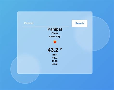 Im Excited To Share That Ive Built A Weather Web App Using Javascript Html And Css Rahul
