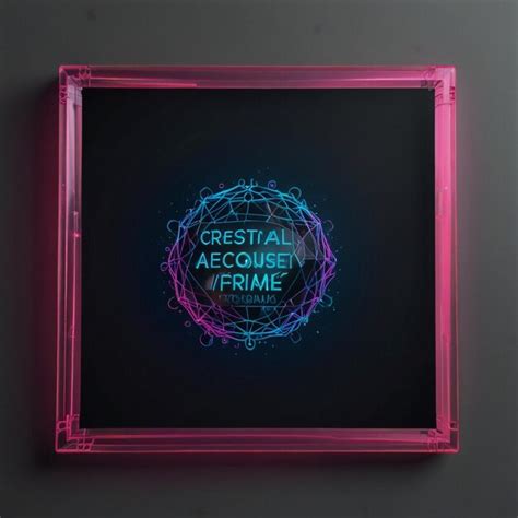 Gradient Glow Frame Shape Premium Ai Generated Image