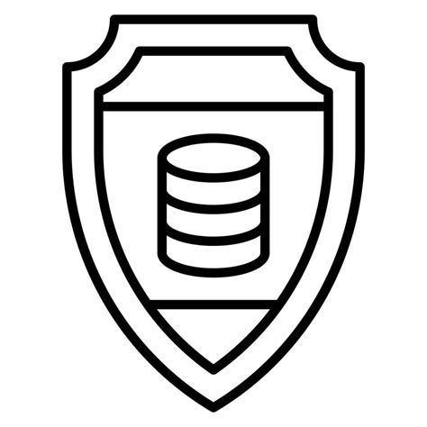 Database Security Vector Icon 21654035 Vector Art At Vecteezy