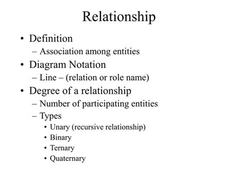 Entity Relational Model In Rdbms In Computer Engg Ppt
