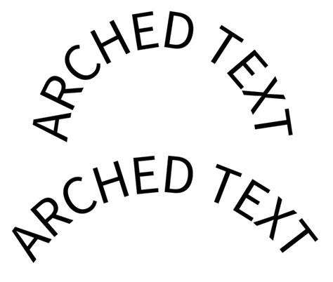 Is There Any Way To Arch Text Radobeexpress