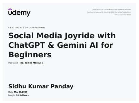 Completed Ai Content Creation Course Sidhu Pandey Posted On The Topic Linkedin