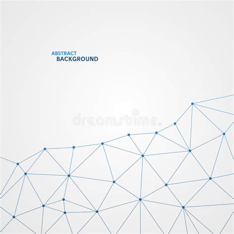 Abstract Vector Triangle Pattern Molecular Structure Infographic Scientific Illustration For