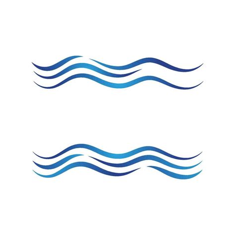Water Wave Icon Vector Design 35990477 Vector Art At Vecteezy