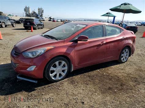 Report Kmhdh4ae0cu438828 Hyundai Elantra 2012 Red Gas Price And