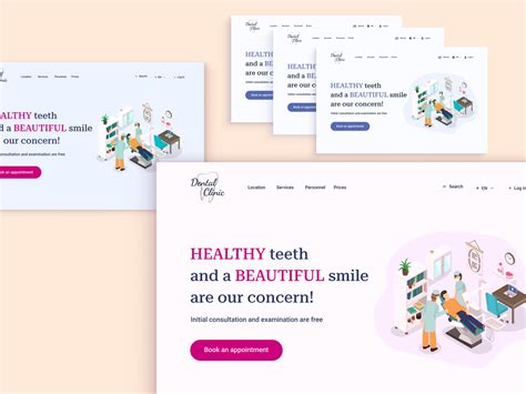 Design Concept In 3 Different Color Palettes By Nadezhda Kononova On