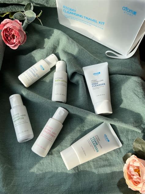 Дорожный набор Атоми | Skin treatments, Herbal hair shampoo, Makeup set
