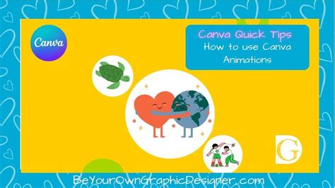 Canva Quick Tips How To Use Canva Animations Animation Canvas Tips