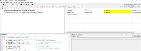 Ecap How To Capture Pwm Signal Period And Duty Cycle C2000