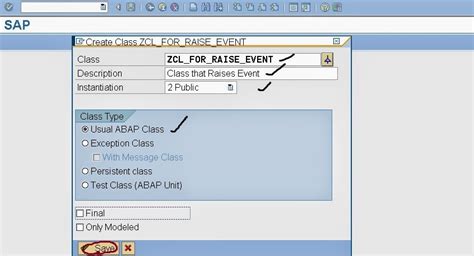 OO ABAP Events SAPCODES