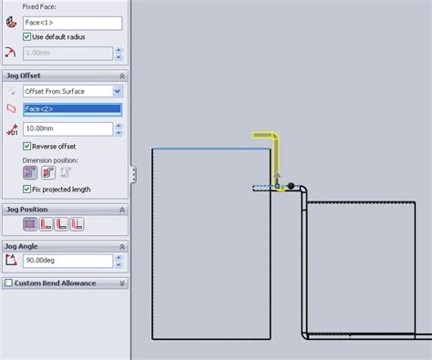 Jog Cswp Sheet Metal 3d Engineer