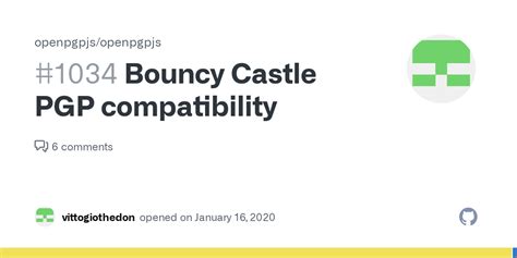 Bouncy Castle Pgp Compatibility · Issue 1034 · Openpgpjsopenpgpjs · Github