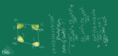 In The Given Figure Arcs Have Been Drawn Of Radius 7 Cm Each With Vertic