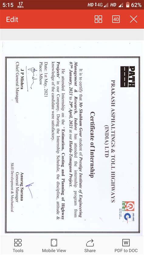 Shubham Gour On Linkedin Internship Pathindia