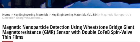 Magnetic Nanoparticle Detection Using Wheatstone Bridge Giant