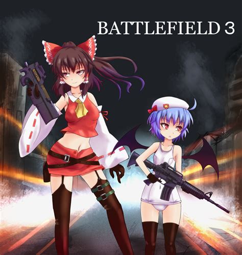 Hakurei Reimu And Remilia Scarlet Touhou And More Drawn By Sumapan Danbooru