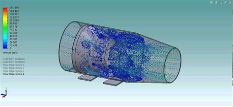 Solidworks Flow Simulation Inside My Turbine Engine Youtube
