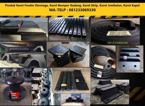 Fender Karet Elastomer Bumper Expansion Joint Karet Strip Karet Bantalan Produk Karet Dermaga