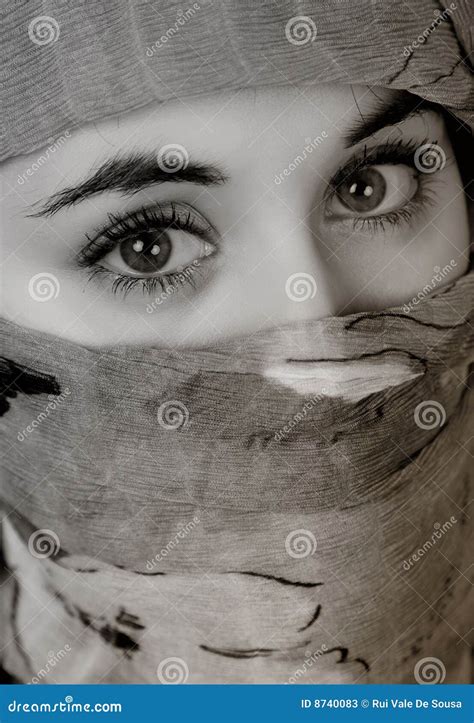 Veiled Stock Image Image Of Face Lady Islam Ethnic 8740083