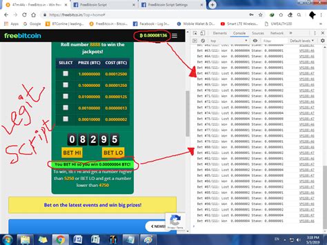 Legit Script For Btc Freebitcoin Script Facebook