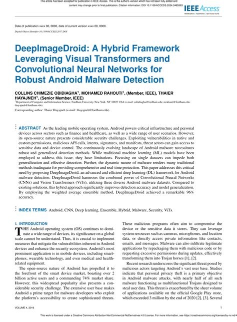 Pdf Deepimagedroid A Hybrid Framework Leveraging Visual Transformers