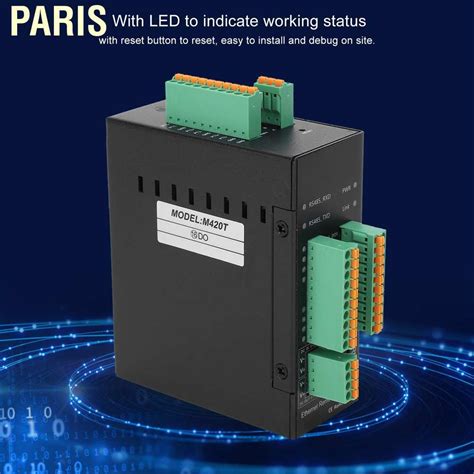 Paris M420t Ethernet รีโมท Io โมดูลพอร์ต Tcp Rs485 16do ใหม่ Superparisth Thaipick