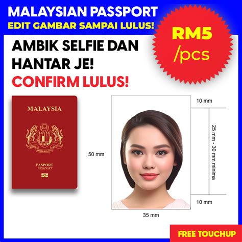 Edit Gambar Passport Sampai Lulus Passport Editing Service Softcopy