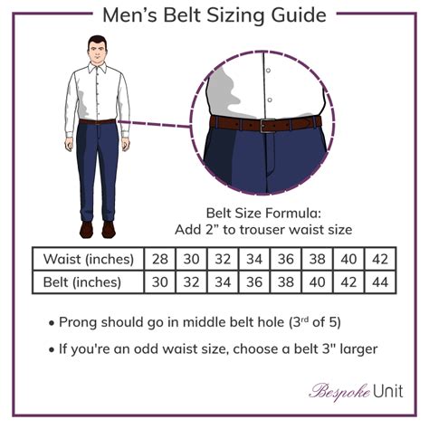 Belt Size Chart 1 Guide To Belt Sizes And How To Find Yours