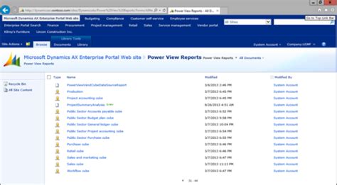 Embedding Powerview Dashboards Within Dynamics Ax Forms Blind