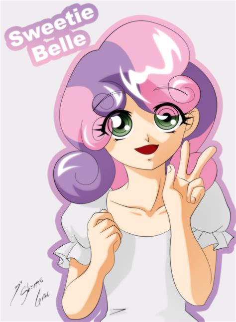 Sweetie Belle Humana By Shinta On Deviantart Mlp