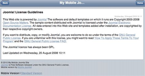Mobile Joomla Tutorial Joomlashack