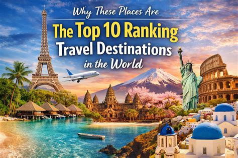 Top 10 Ranking Travel Destinations In The World Travel Blog Places