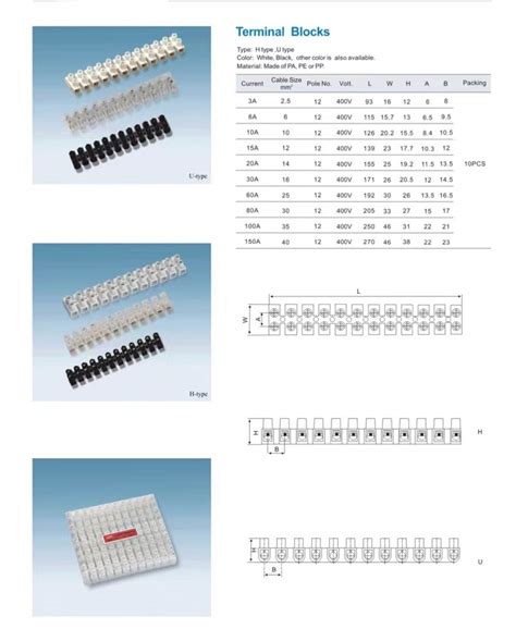 Hot Selling Series Custom Pcb Electrical Screw Terminal Block China Terminal Blocks And