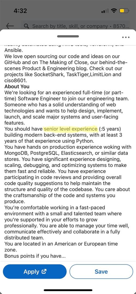 entry level job requiring senior level experience 🤨 r recruitinghell