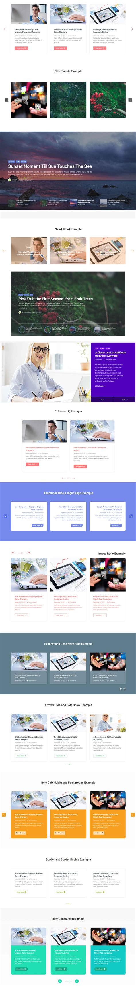 posts carousel and slider official elementor addons plugins and widgets