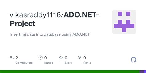 GitHub Vikasreddy ADO NET Project Inserting Data Into Database Using ADO NET