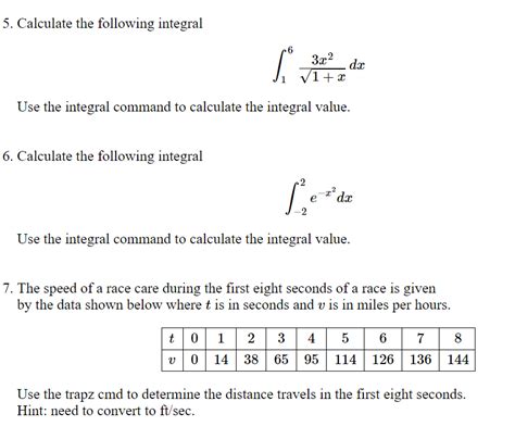 Solved 5 Calculate The Following Integral 161 X3x2dx Use Chegg Com