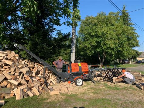20ton Electric Wood Processor With Log Table Wood Processor With Tuv