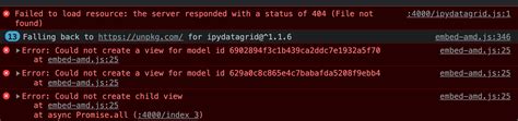 Unable To Render Outside Of A Notebook Context Issue Bloomberg Ipydatagrid Github
