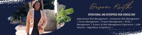 Devon Keith 8 Years Of Risk Management Experience Operational Risk