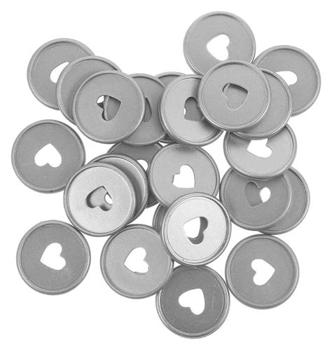 Toddmomy 종이 클립 바인더 35mm 책 바인딩 디스크 24피스 하트 루즈 리프 링 바운드 확장 메모장 티몬