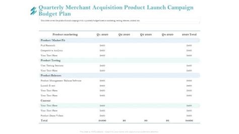 Quarterly Budget Plan Powerpoint Templates Slides And Graphics