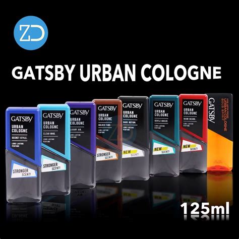 Gatsby Urban Cologne 125ml Golden Fame Luxury Air Clear Mind Secret