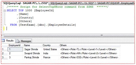 How To Insert Bulk Records Into Sql Server Using Xml Data Type