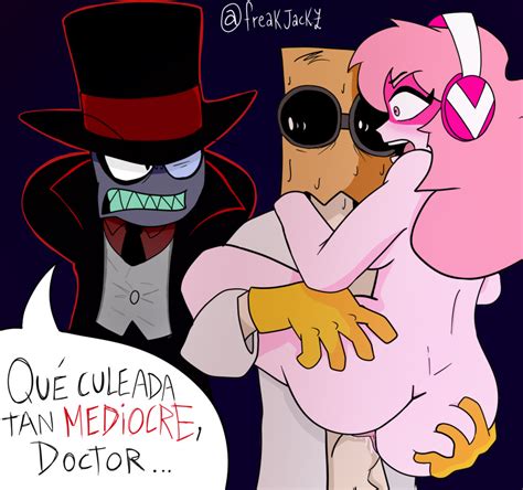Rule 34 Black Hat Black Hat Villainous Dr Flug Villainous Female Miss Heed Villainous